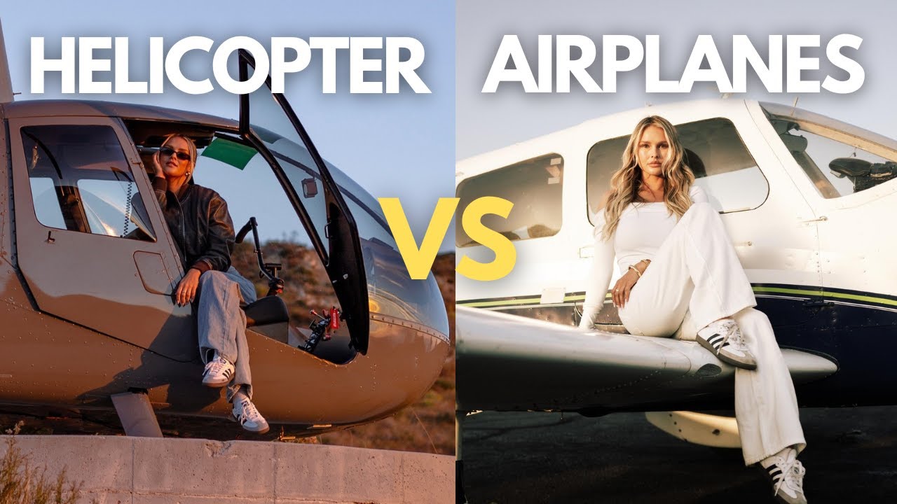 Airplanes vs Helicopters: I Fly Both!