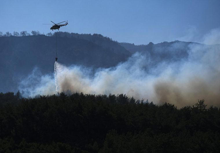 Turkey wildlfires mapped and latest advice for travel to Izmir