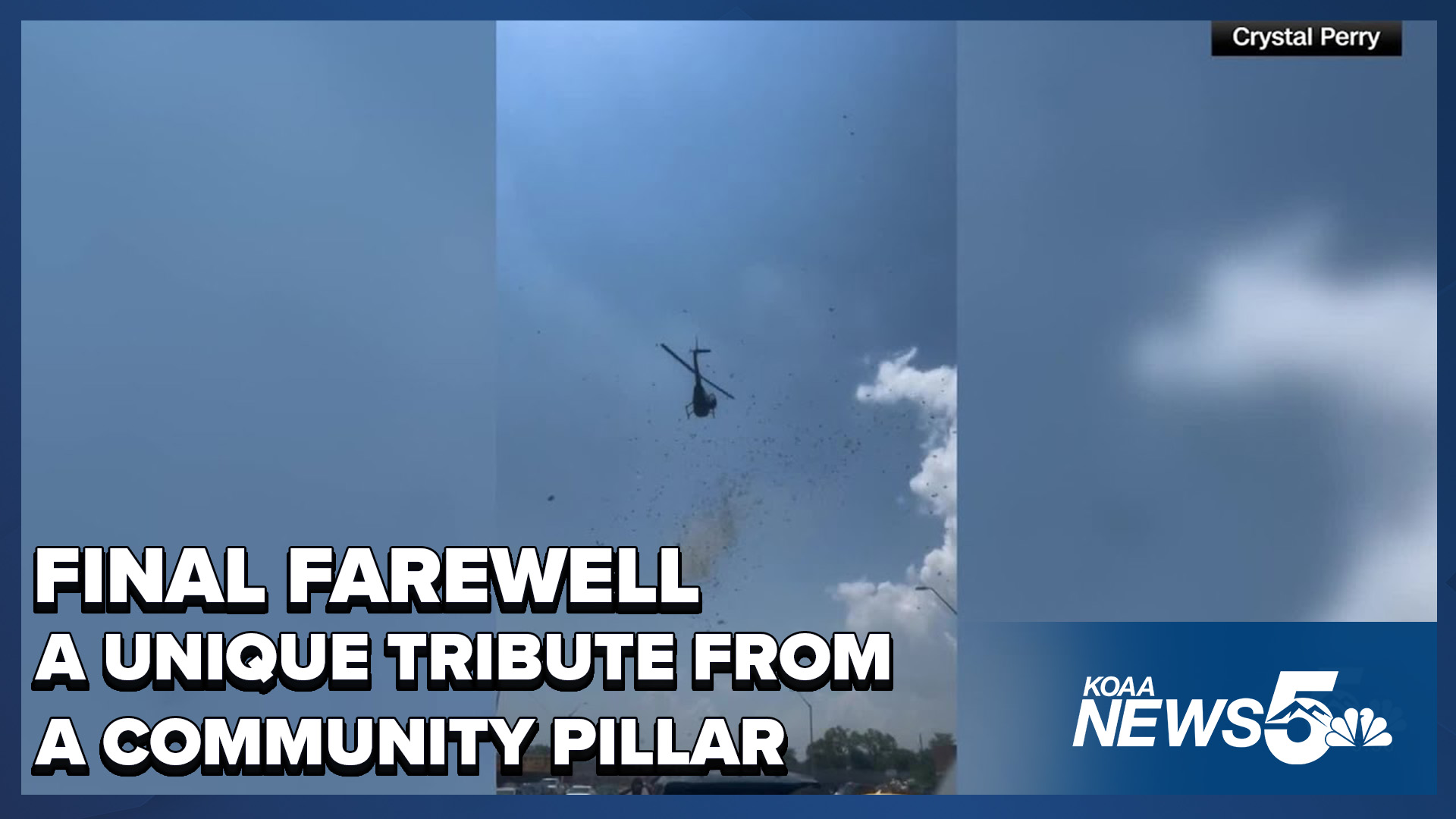 Final Farewell: Darrell Thomas's Unique Tribute to His Community