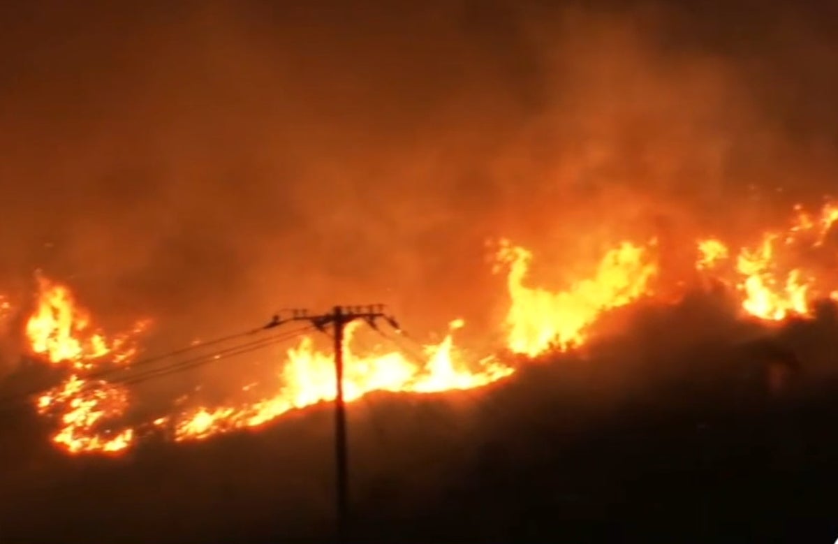 California’s Wolf Fire mapped after residents told to flee 1,100-acre blaze