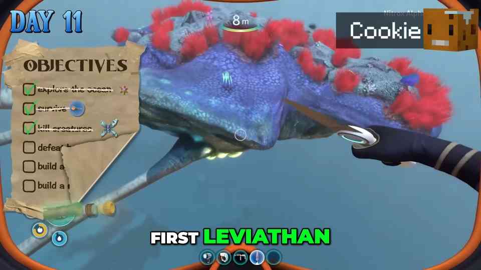 Subnautica: Encountering a Leviathan and Finding Land!