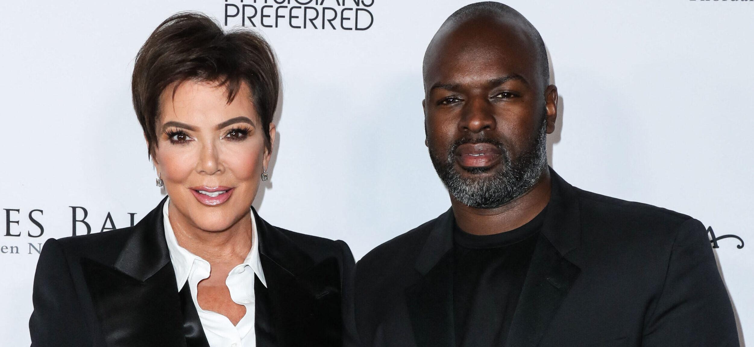 Kris Jenner & Corey Gamble Spark Trouble In Paradise In Venice