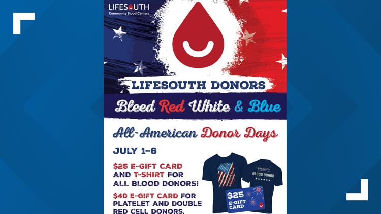 LifeSouth encourages North Alabama residents to donate during July 1–6 ...