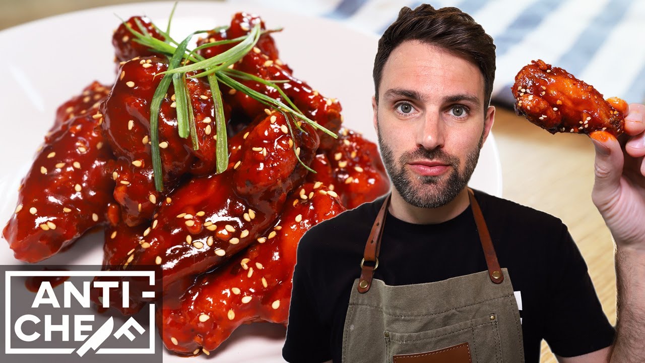 Making Korean fried chicken at home