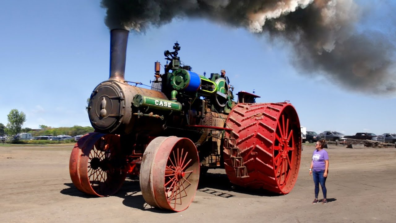 He Built the Biggest Steam Tractor Ever Made in his Garage: 150 CASE.