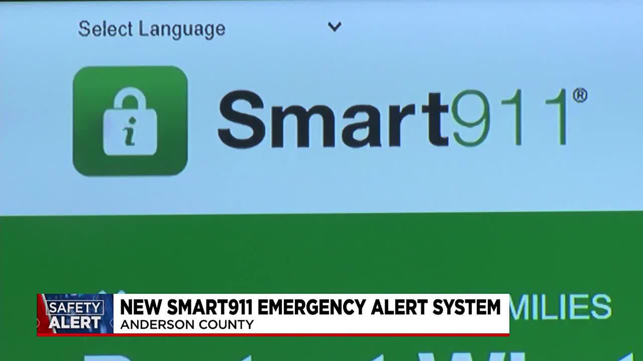 Anderson County launches new Smart911 emergency alert system