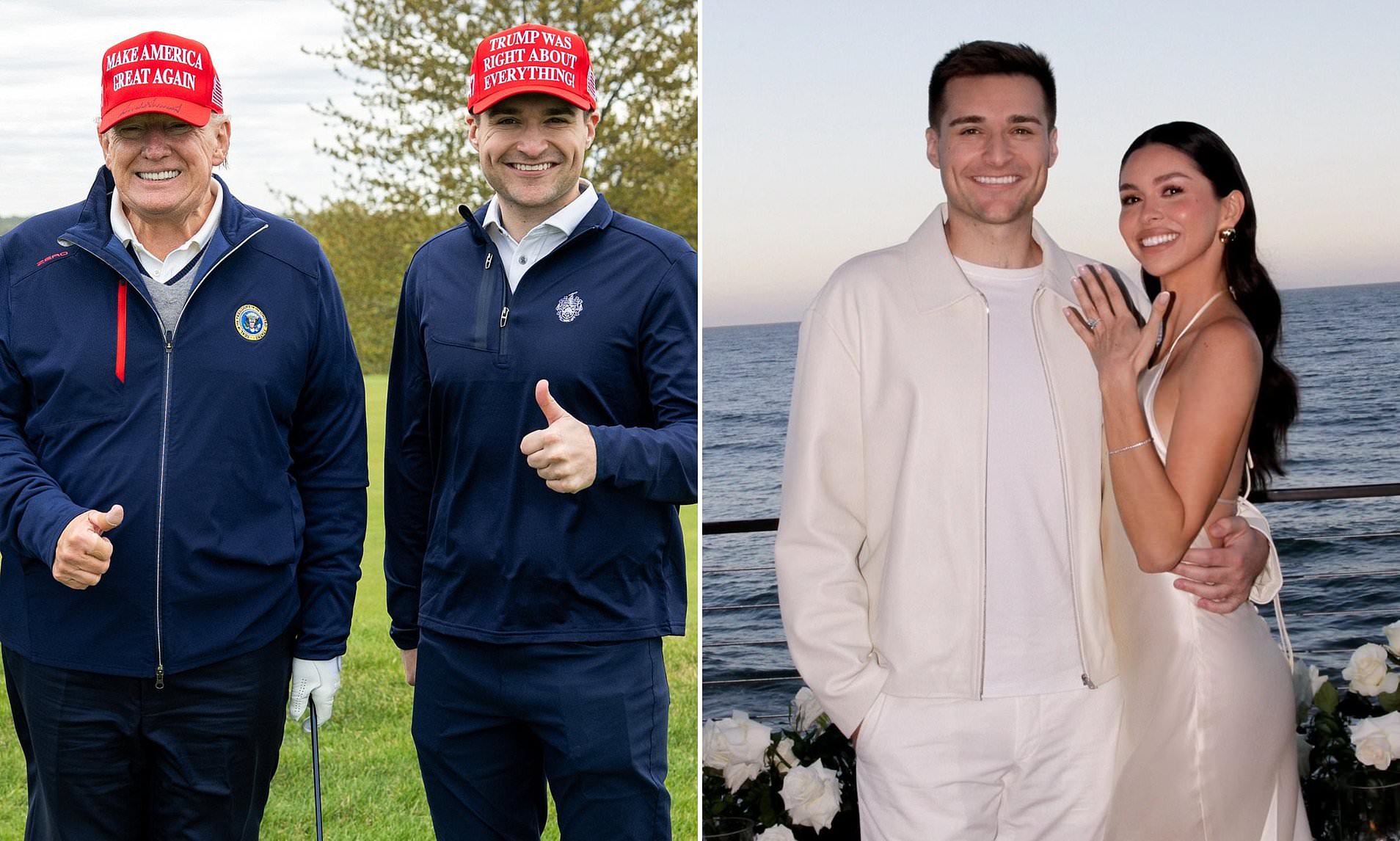 It's a Trump love story: Republican podcast guru proposes to fiancée ...