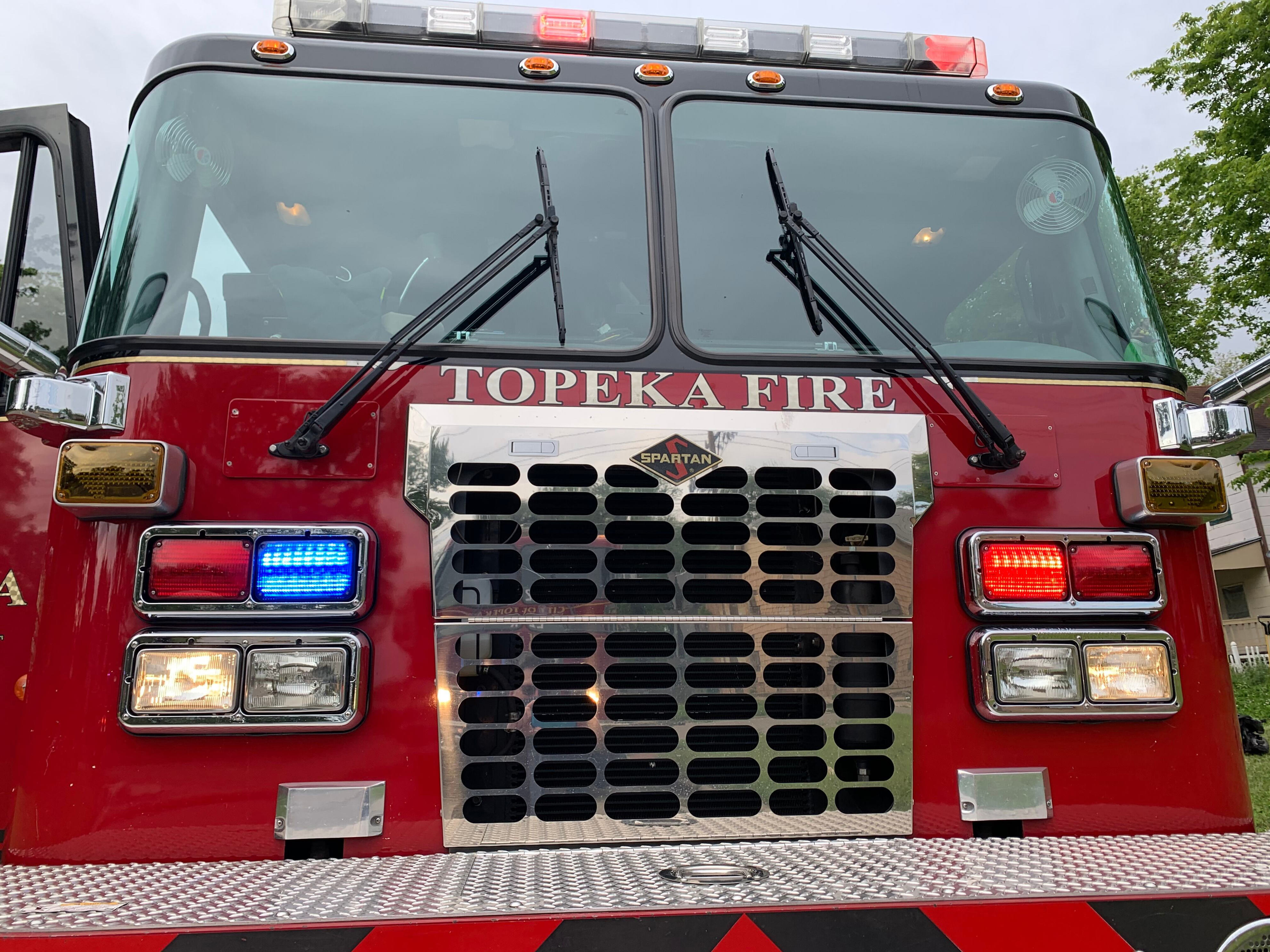 Crews respond to report of truck fire early Tuesday in central Topeka