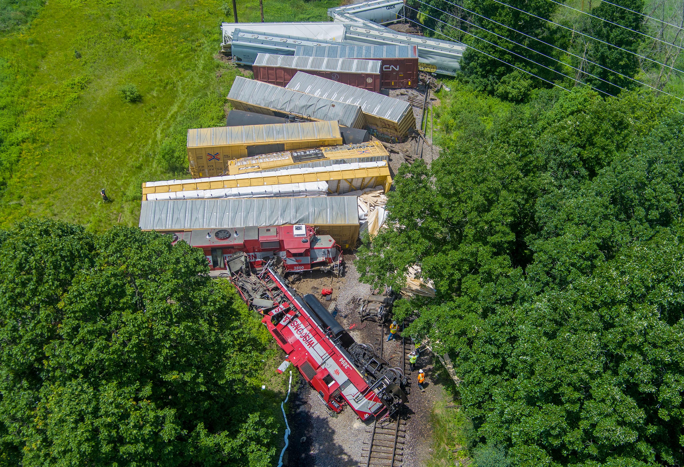 Three Injured Diesel Spills As Wisconsin Southern Railroad Train
