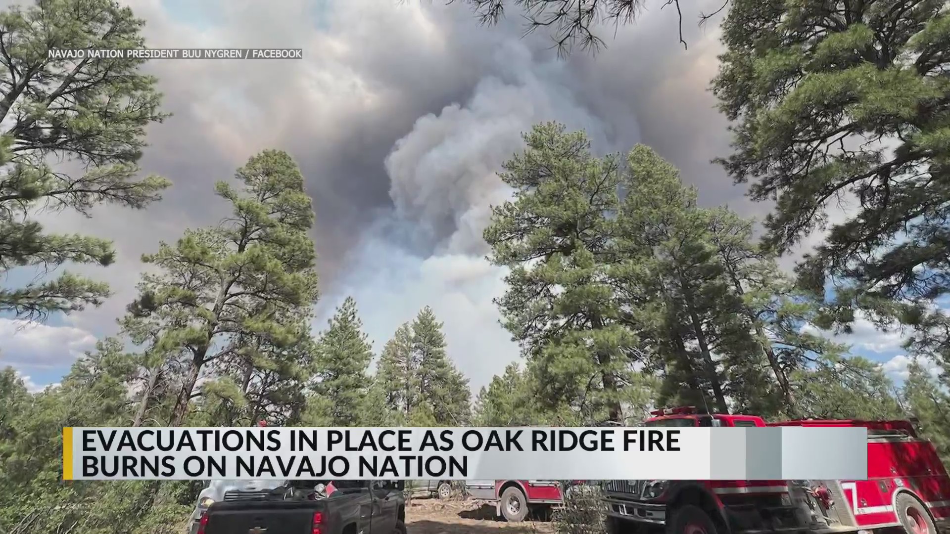 Oak Ridge Fire burns 6,000 acres in Navajo Nation