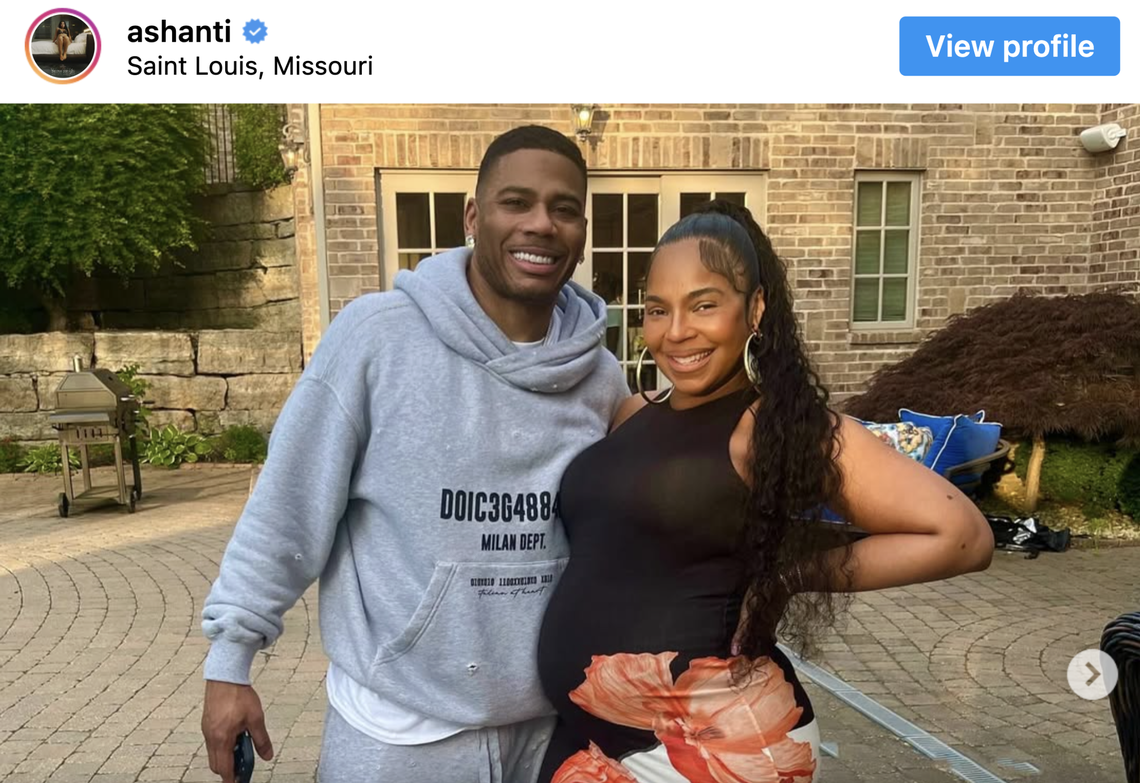 Nelly asks Ashanti if she ‘really be up at night' with their baby
