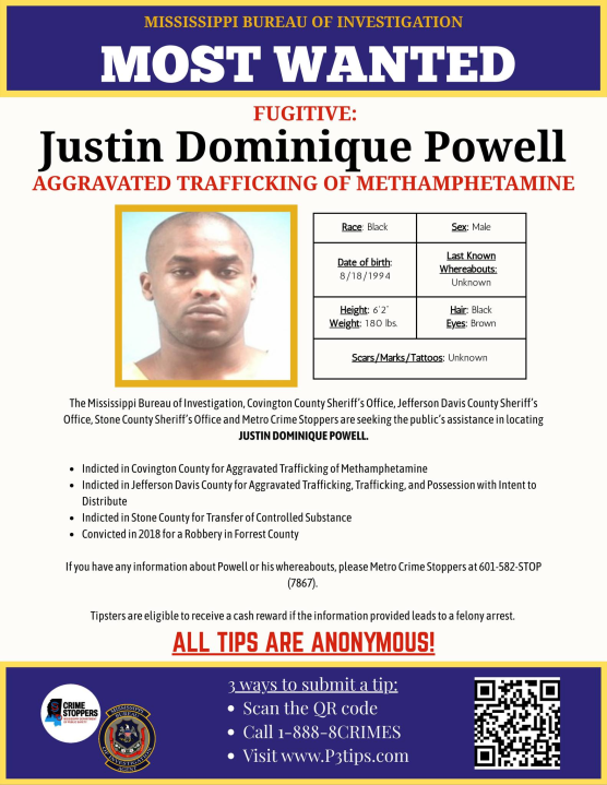WANTED MAN: Mississippi authorities searching for wanted man