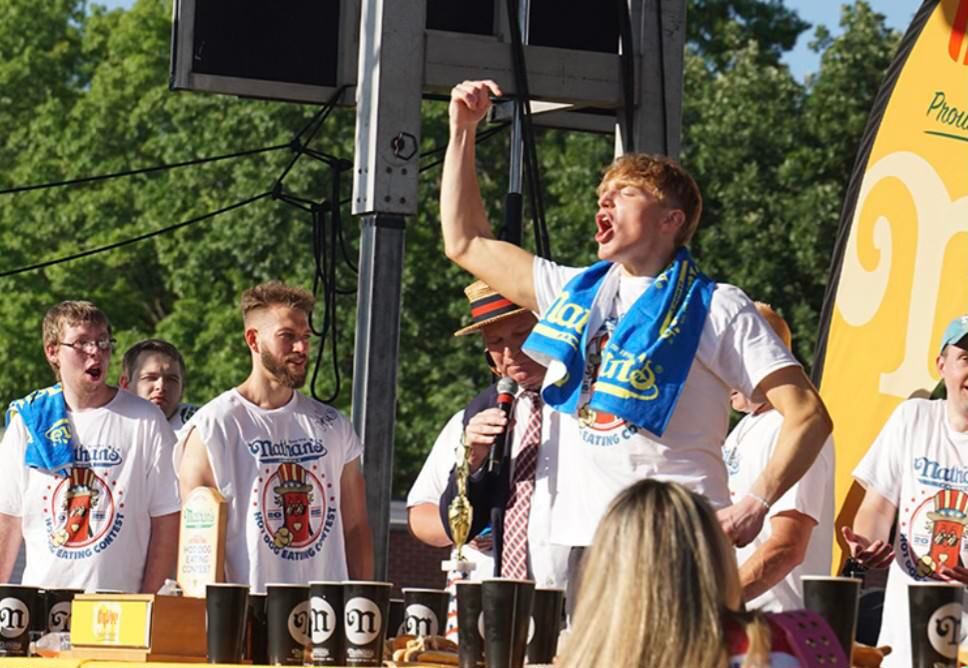 Shawnee resident heads to Nathan’s Hot Dog Eating Contest as youngest ...