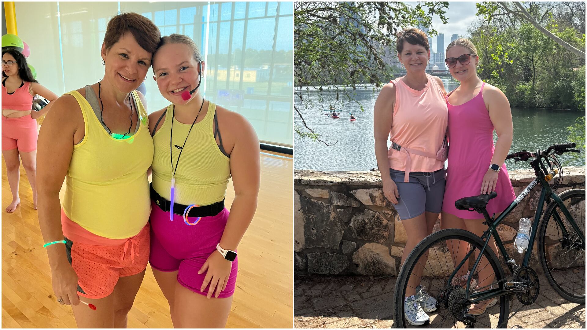 Texas mother and daughter participate in first triathlon together at ...
