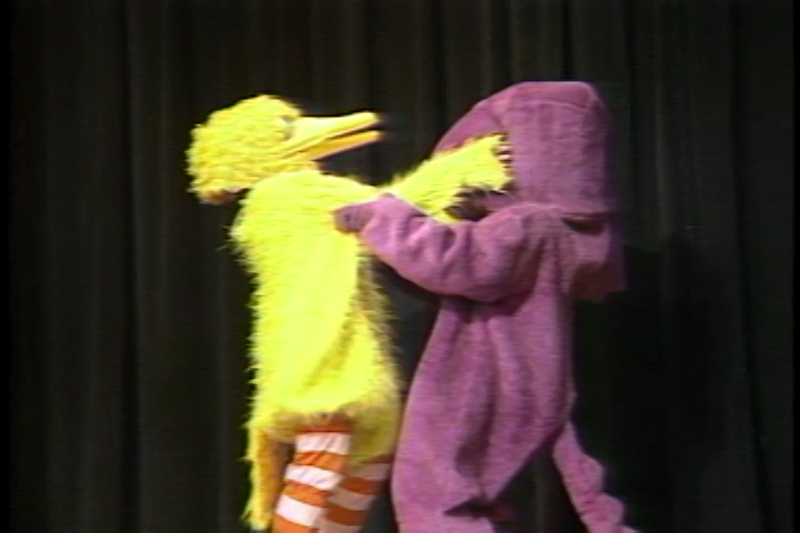 Barney Bashing Bash: The purple dinosaur goes head-to-head against Big ...