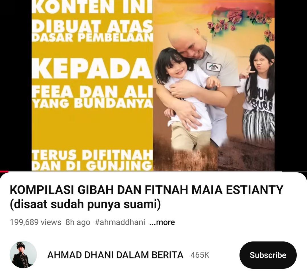 Pasang Badan Demi Mulan Jameela, Ahmad Dhani Tuding Maia Estianty Tukang Gibah dan Penyebar Fitnah