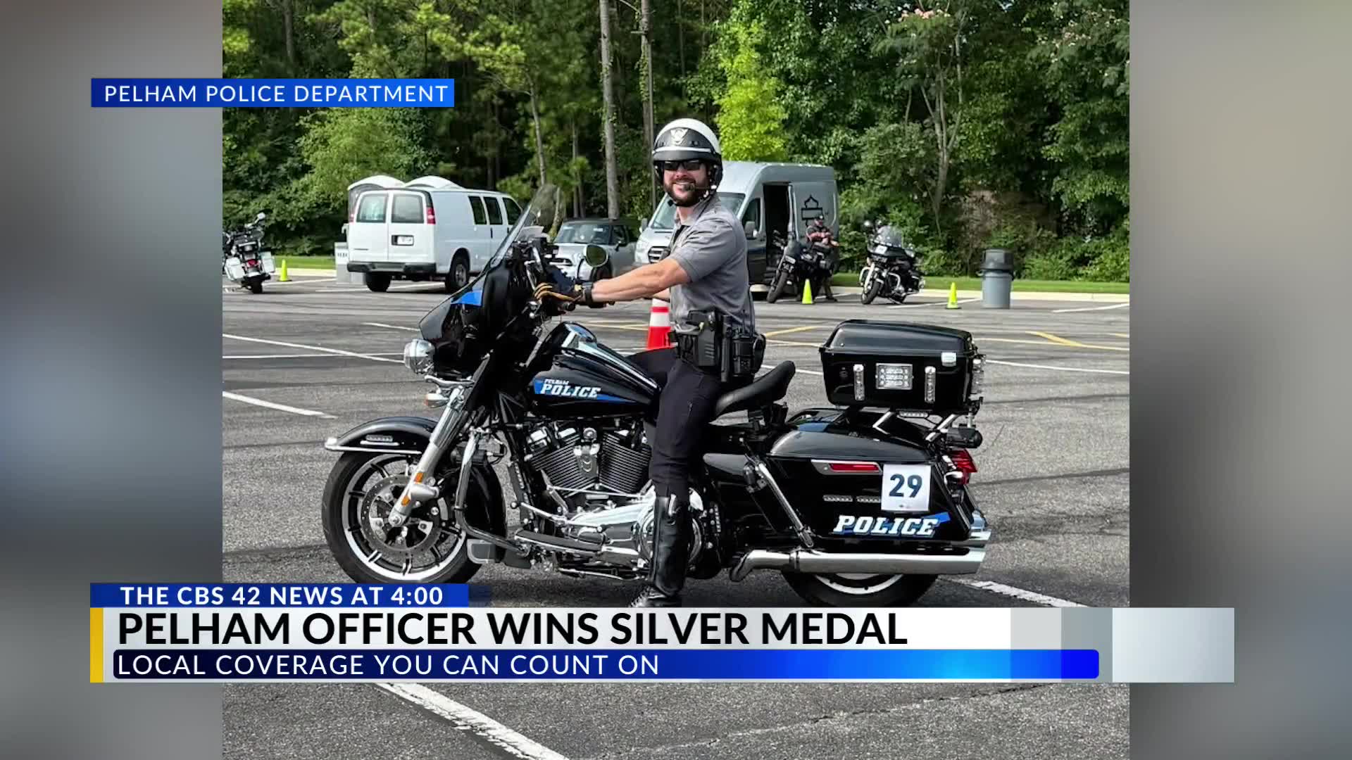 Alabama police officer wins silver medal