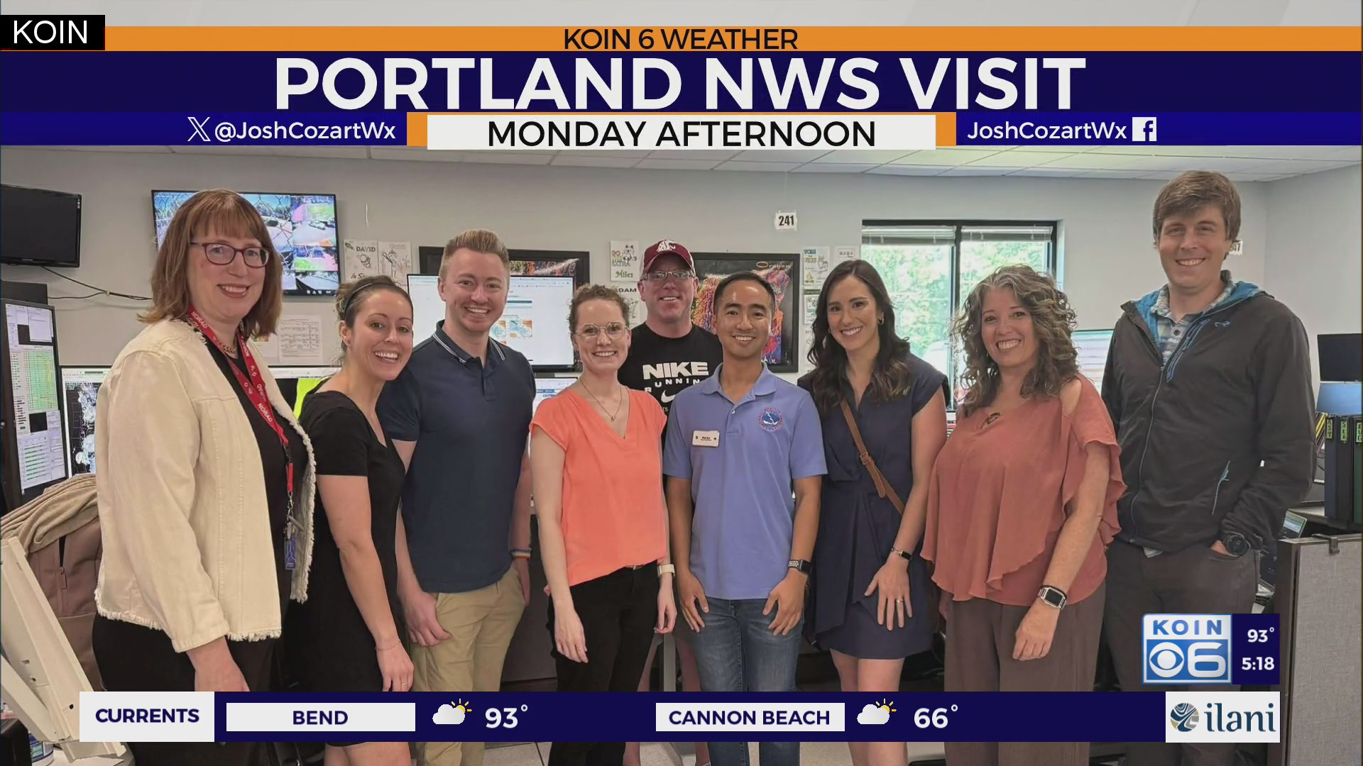 KOIN 6 Weather team meets with National Weather Service to improve ...