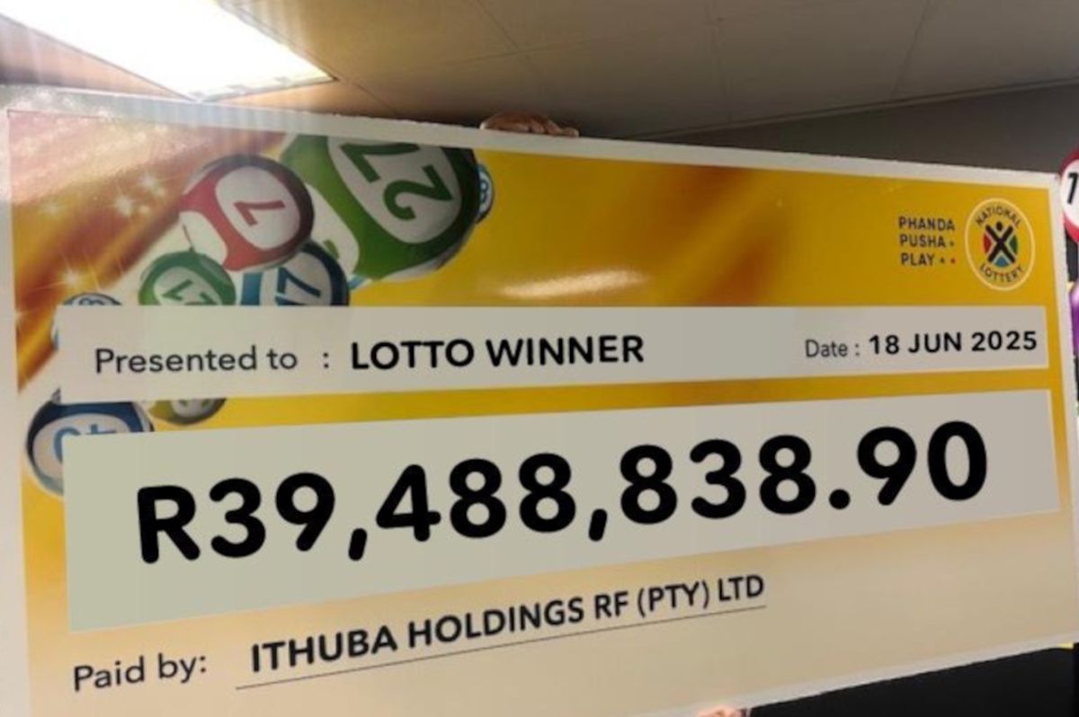Lotto R39.5 million jackpot winner claims prize: Here are her plans