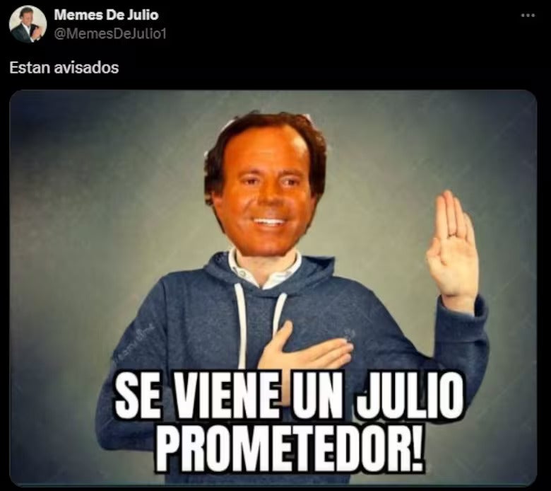 ¡Ya llegó Julio! Estos son los mejores MEMES de Julio Iglesias