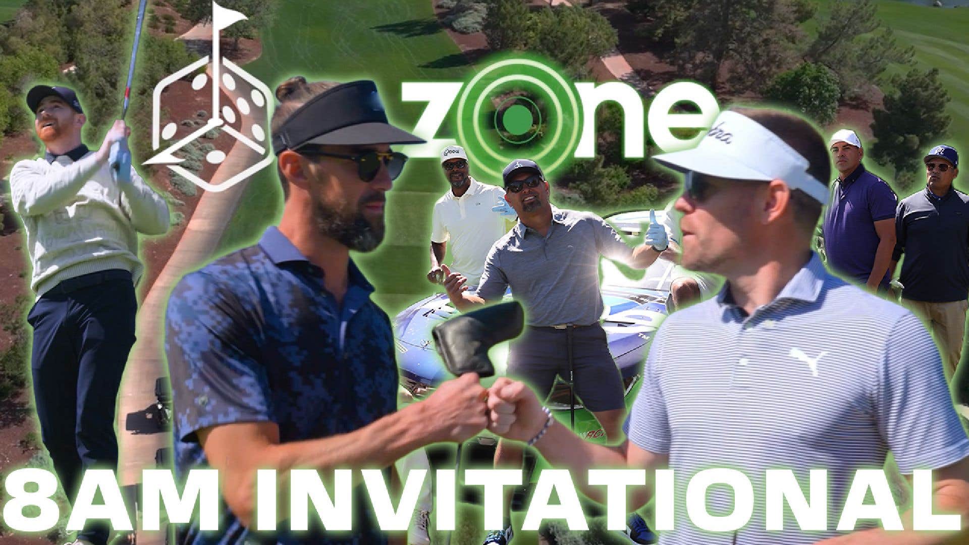 Michael Phelps, Andrew Santino and more walk a hole with Drew Stoltz at ...