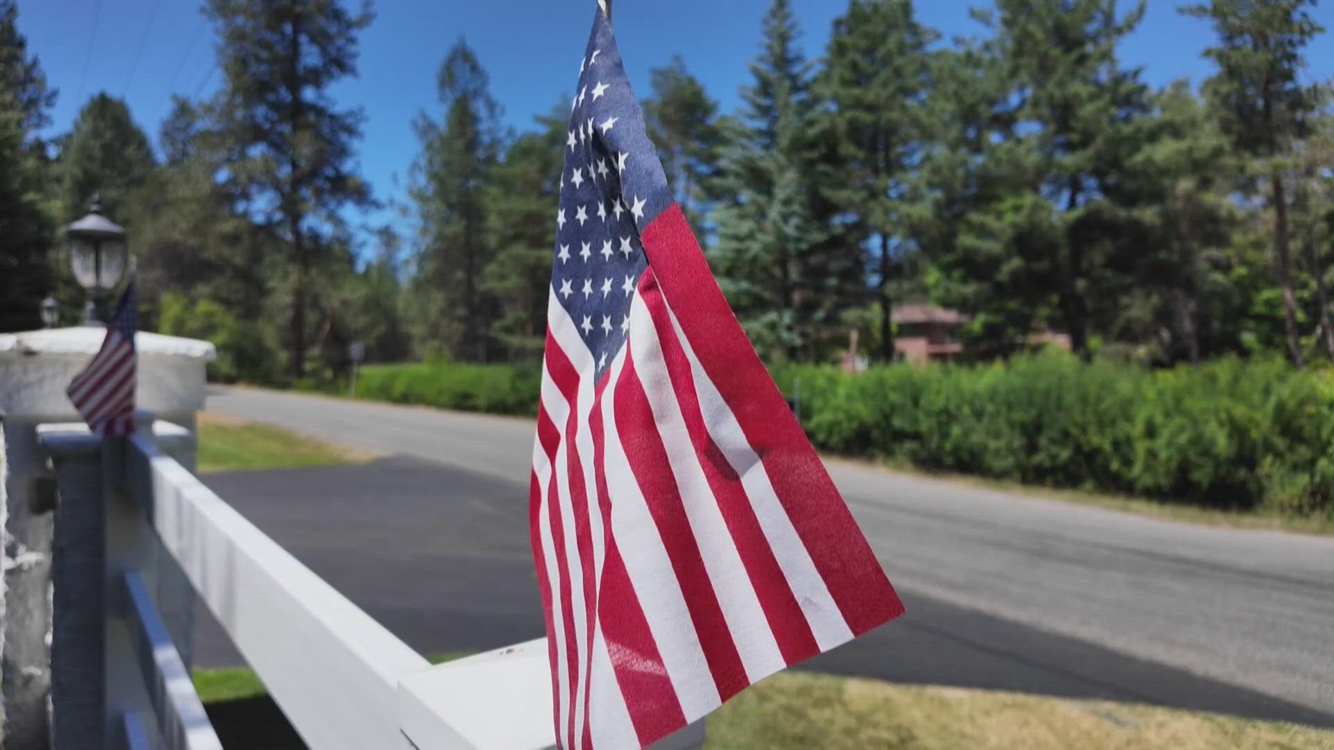 Coeur d'Alene man donates American flags to honor fallen firefighters
