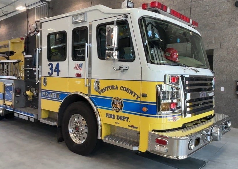 Fire crews extinguish spot fires near Underwood Family Farms in Somis