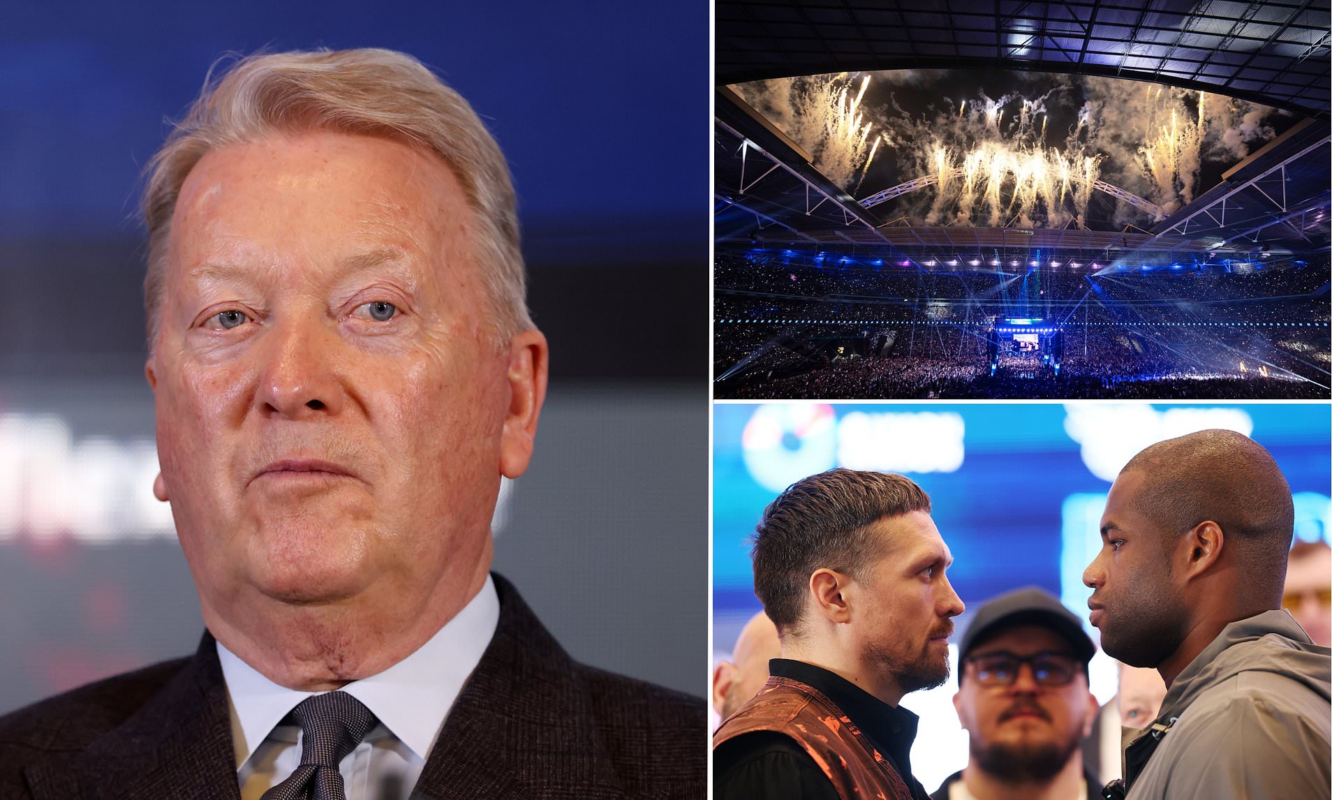 Frank Warren eyes record Wembley crowd for Oleksandr Usyk vs Daniel Dubois