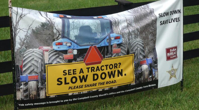 Tractor awareness campaign launches in Campbell County to protect farmers