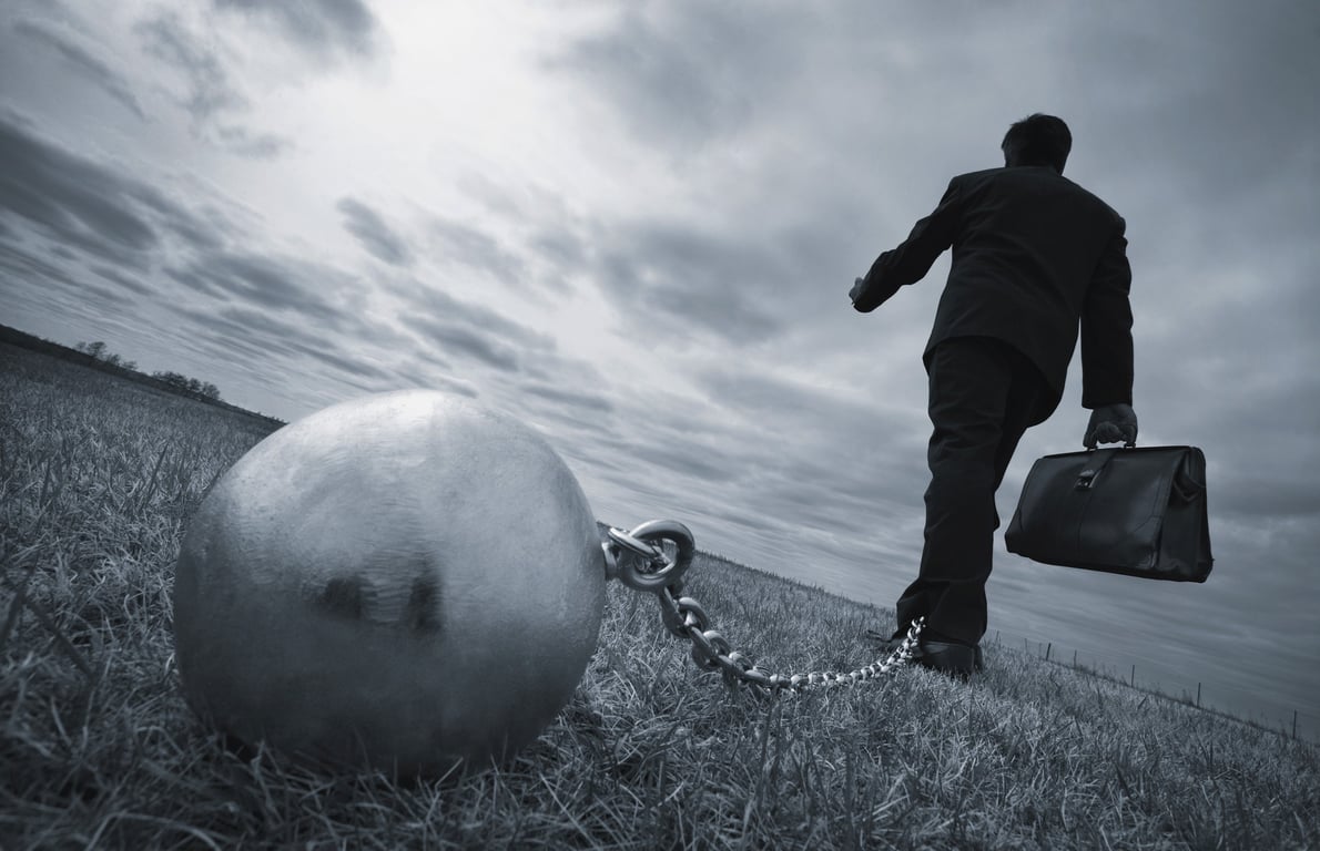 What are the 6 types of debt weighing down the average American?