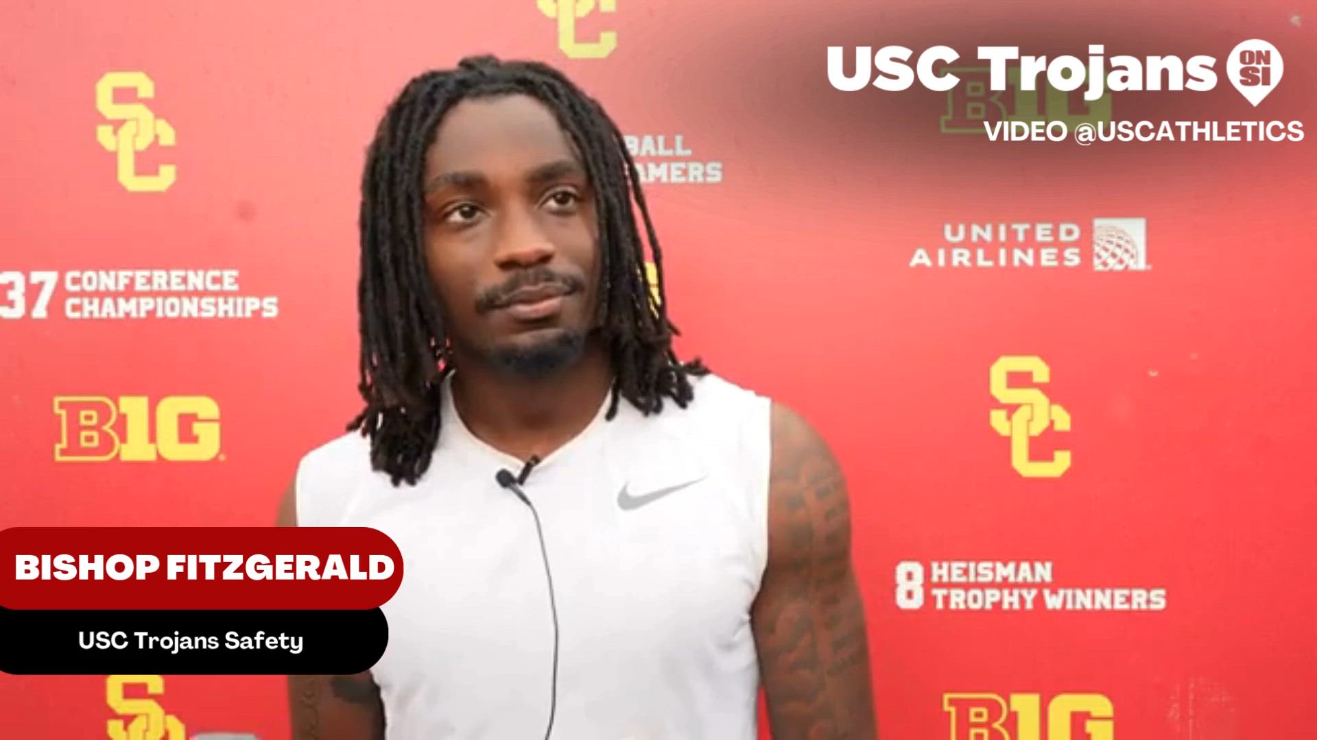 USC Trojans safety Bishop Fitzgerald discusses how the team has been ...