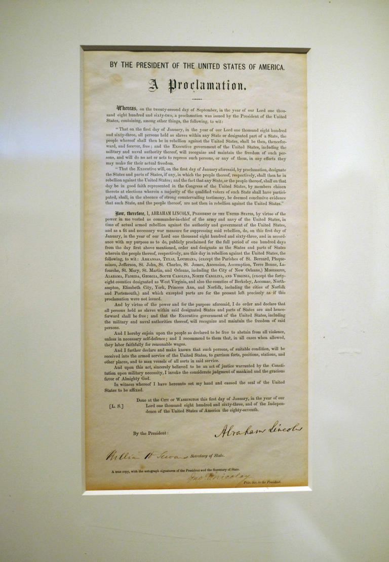 Citadel boss Ken Griffin scoops up Abraham Lincoln-signed Emancipation ...