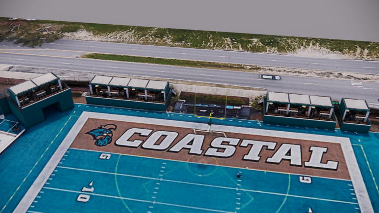 Coastal Carolina unveils new premium end zone seating for 2025 football ...