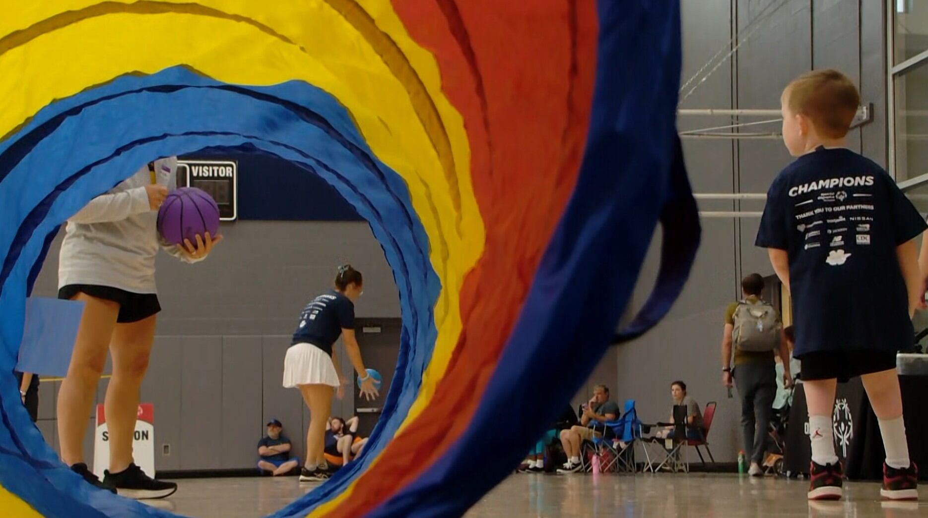 TN First Lady Maria Lee attends Special Olympics Young Athletes Camp