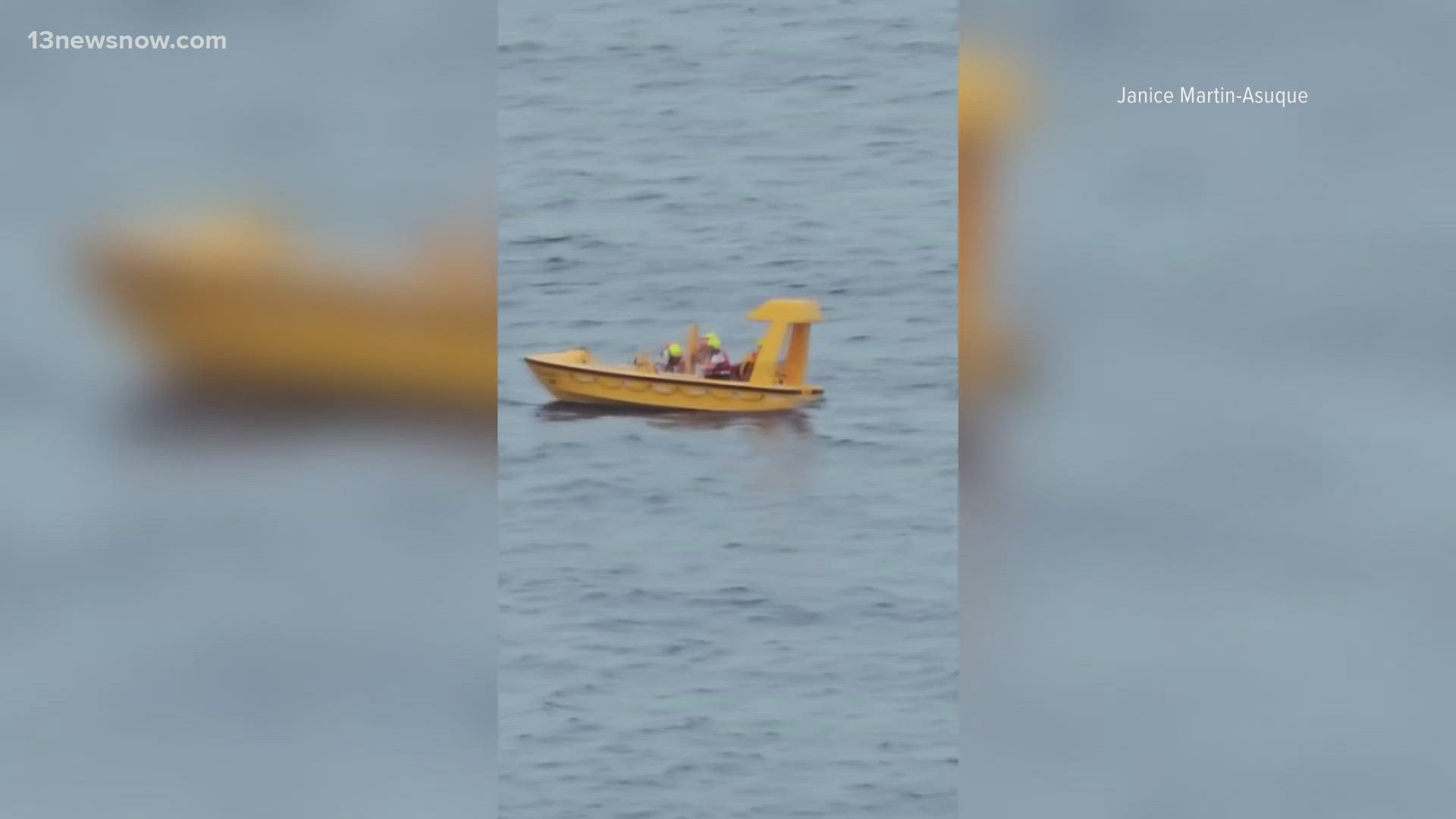 Girl rescued after falling overboard from Disney cruise ship
