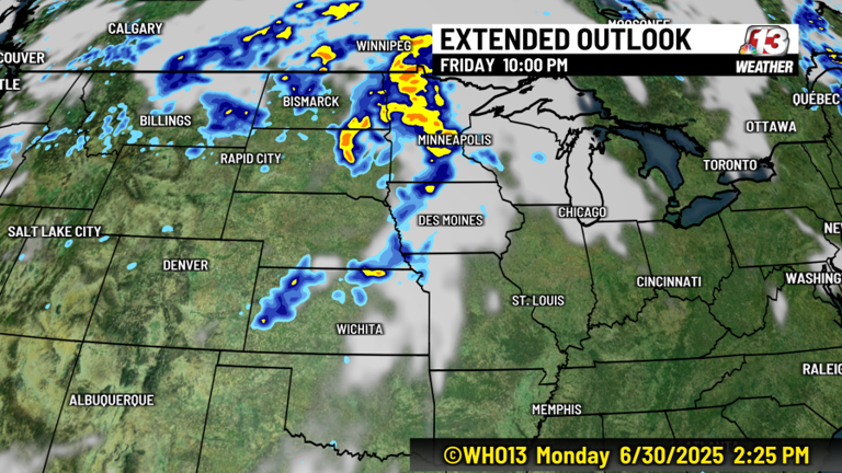 July weather in Iowa is starting off different than June