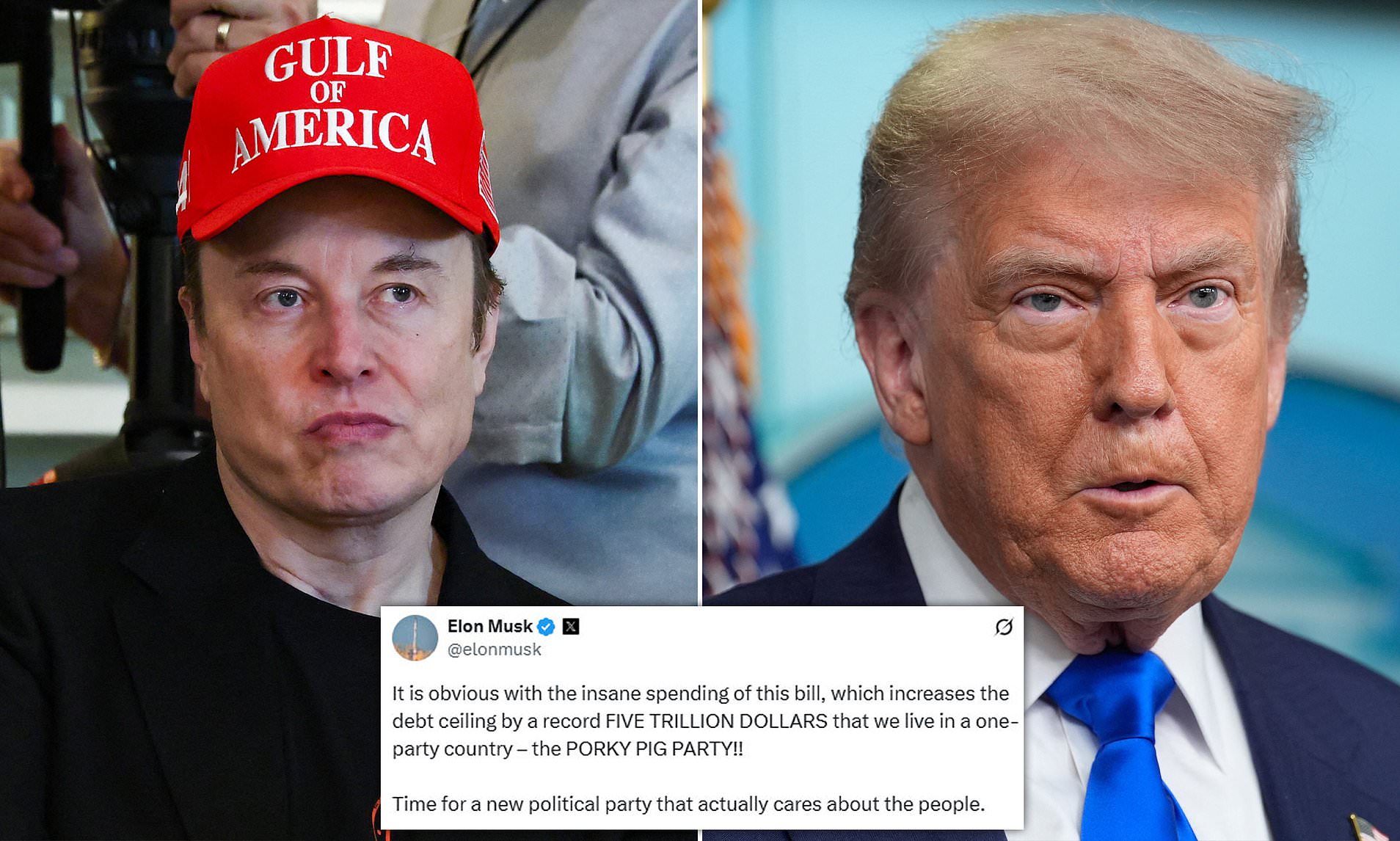 Elon Musk swears vengeance in last-ditch effort to KILL Trump's big bill