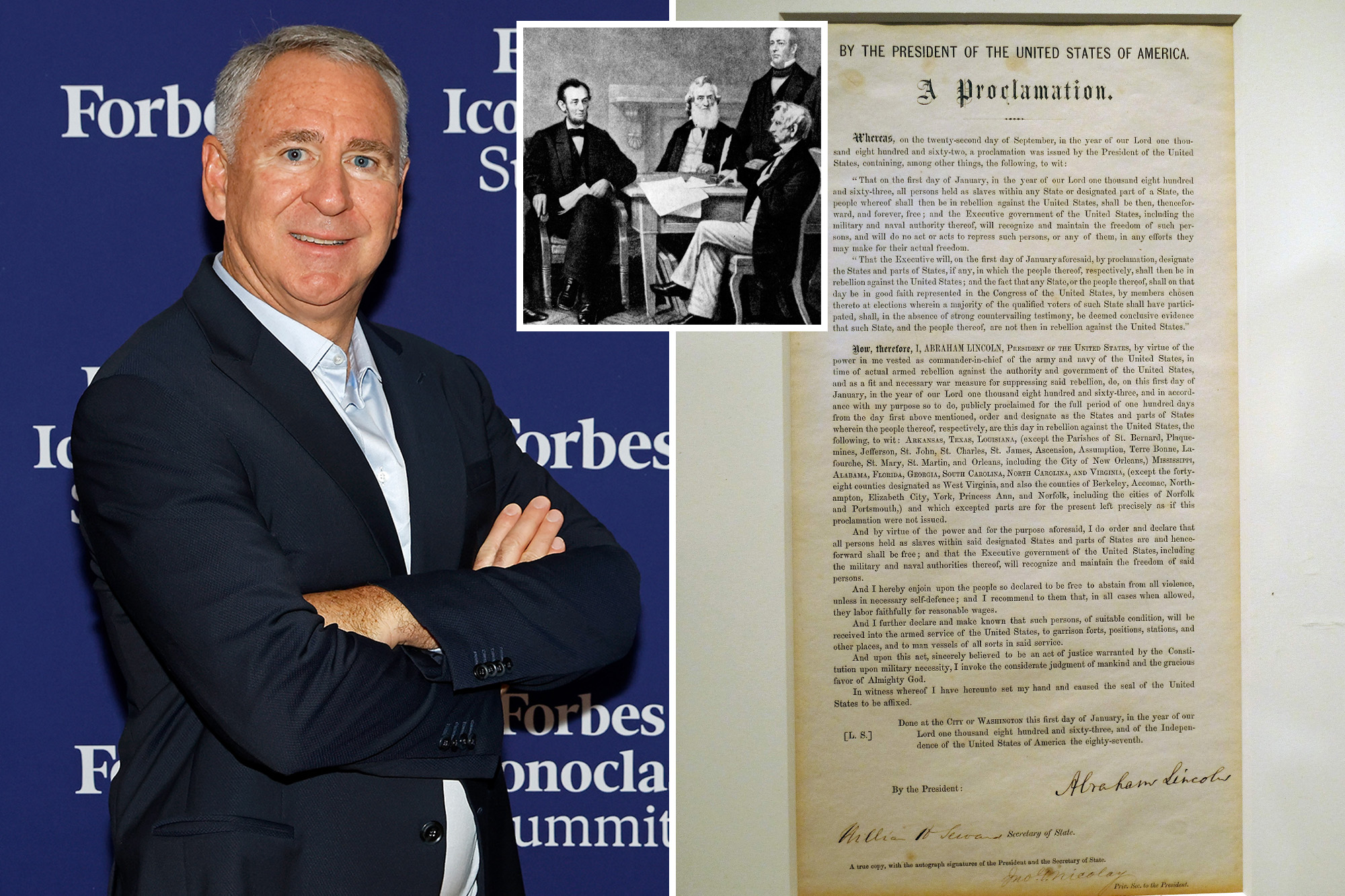 Citadel boss Ken Griffin scoops up Abraham Lincoln-signed Emancipation ...