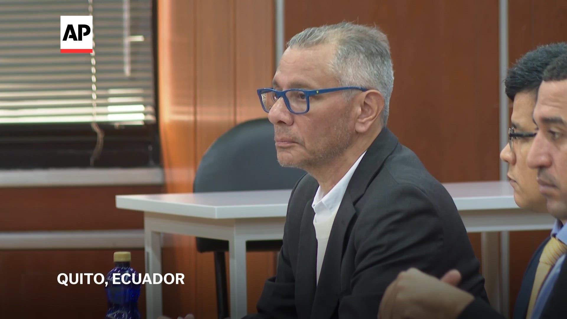 Former Ecuadorian vice president detained in embassy raid gets 13 years ...