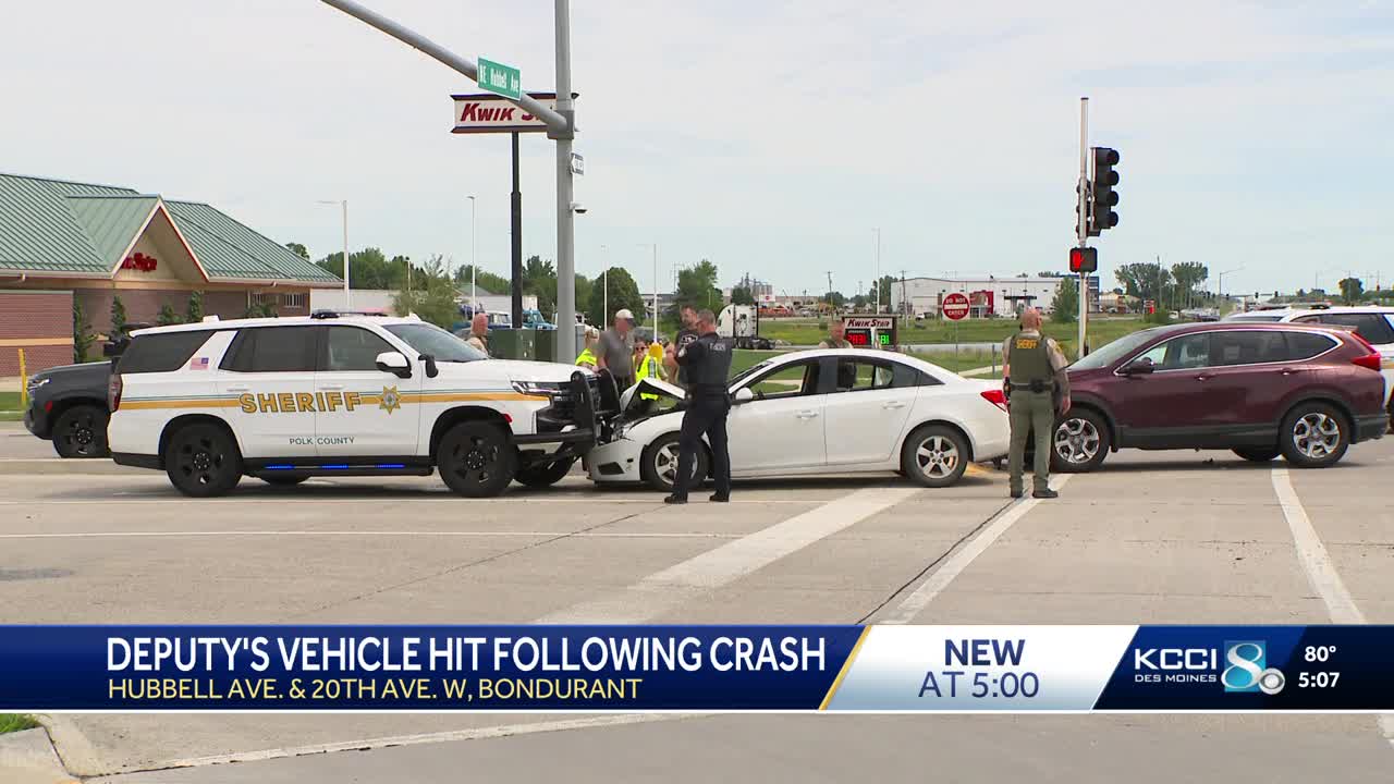 Polk County Sheriff's Office vehicle involved in crash