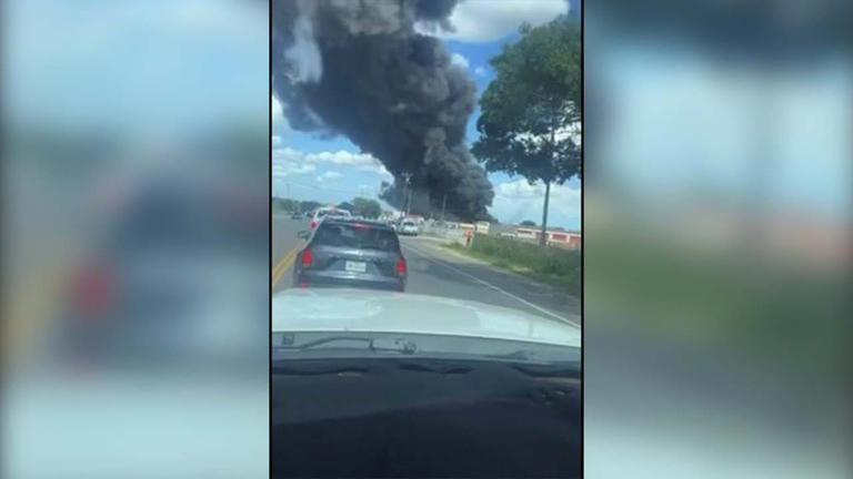 Large Burnet County fire at tire recycling facility started by machine ...