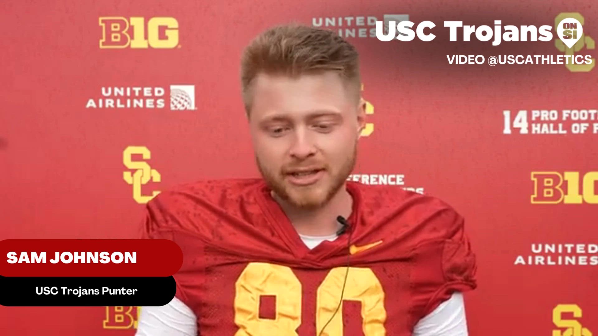 USC Trojans punter Sam Johnson discusses the team getting into a rhythm