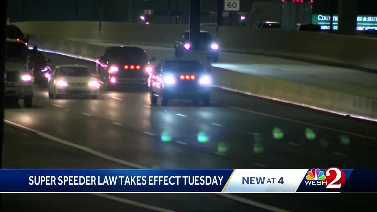 Florida’s new super speeder law takes effect ahead of the holiday weekend