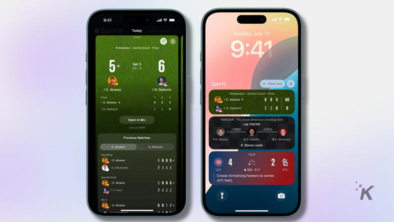 Apple Sports finally gets tennis, just in time for Wimbledon
