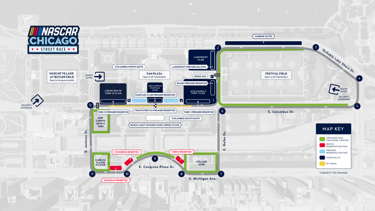 What to know about 2025 NASCAR Chicago Street Race: Schedule, course ...