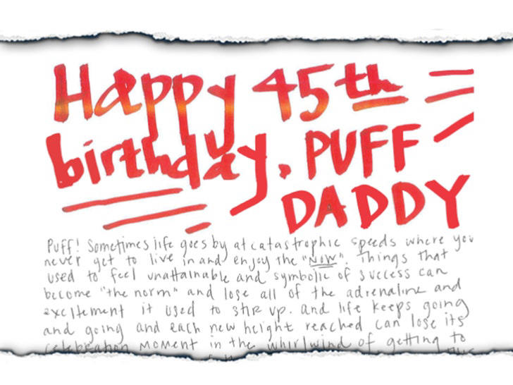Diddy's 45th Bday Scrapbook Letter From Ex-Assistant 'Mia,' New Trial ...