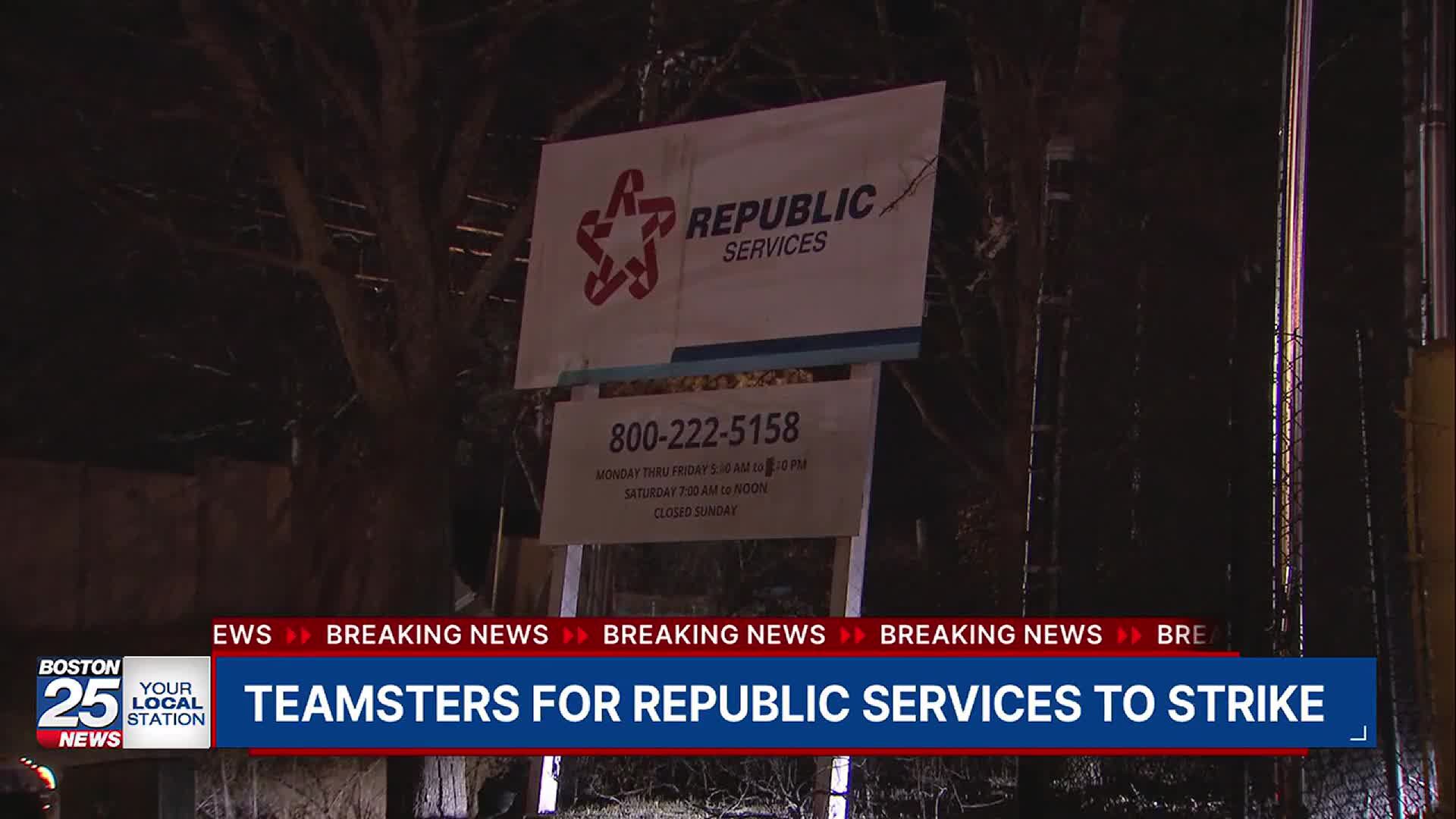 Deadline nearing for Republic Services strike that could impact waste ...
