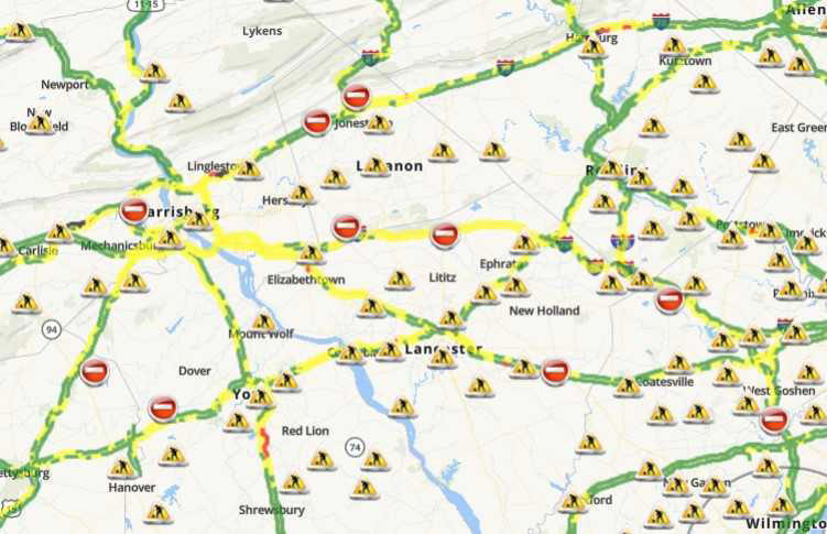 CLOSURES, CRASHES, FLOODED ROADS | Check our interactive traffic map