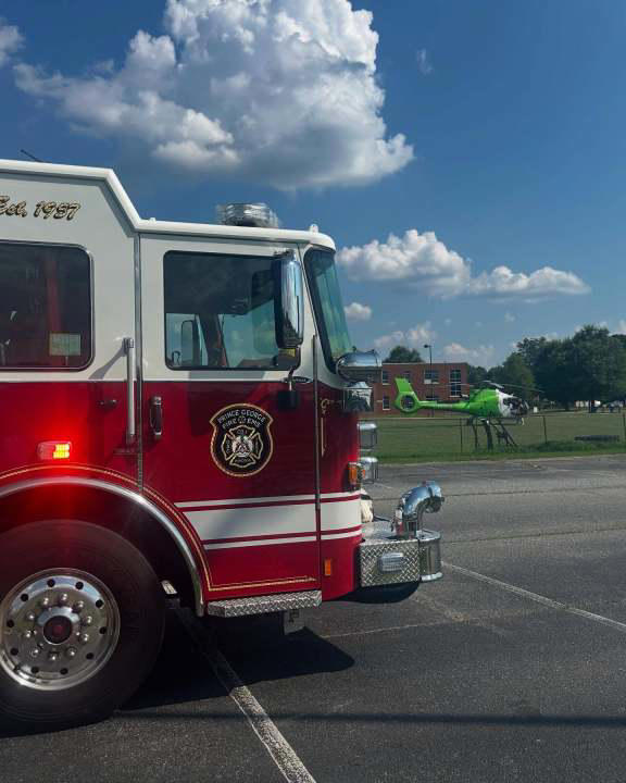 Driver seriously hurt in crash near Prince George High School