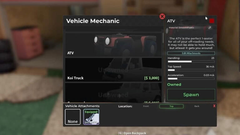 Dig Roblox Vehicles guide – How to get, customize, stats, and more